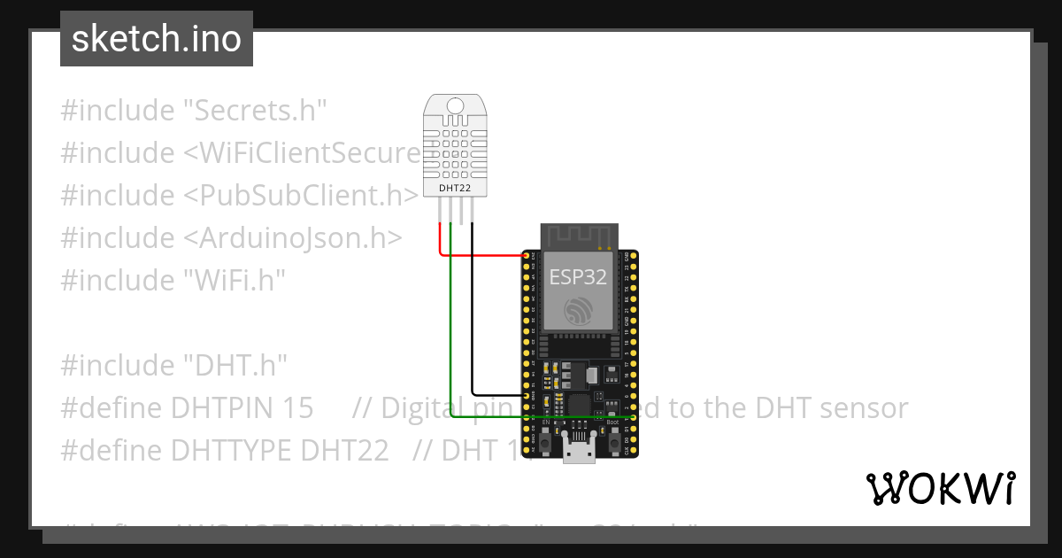 Aws Iot Core Using Esp32 Copy Wokwi Esp32 Stm32 Arduino Simulator