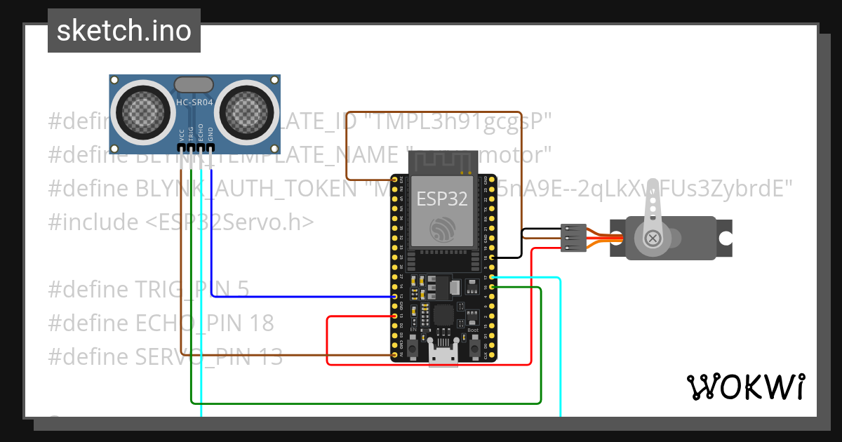 Exp 6 Servo Motor Wokwi Esp32 Stm32 Arduino Simulator 1092