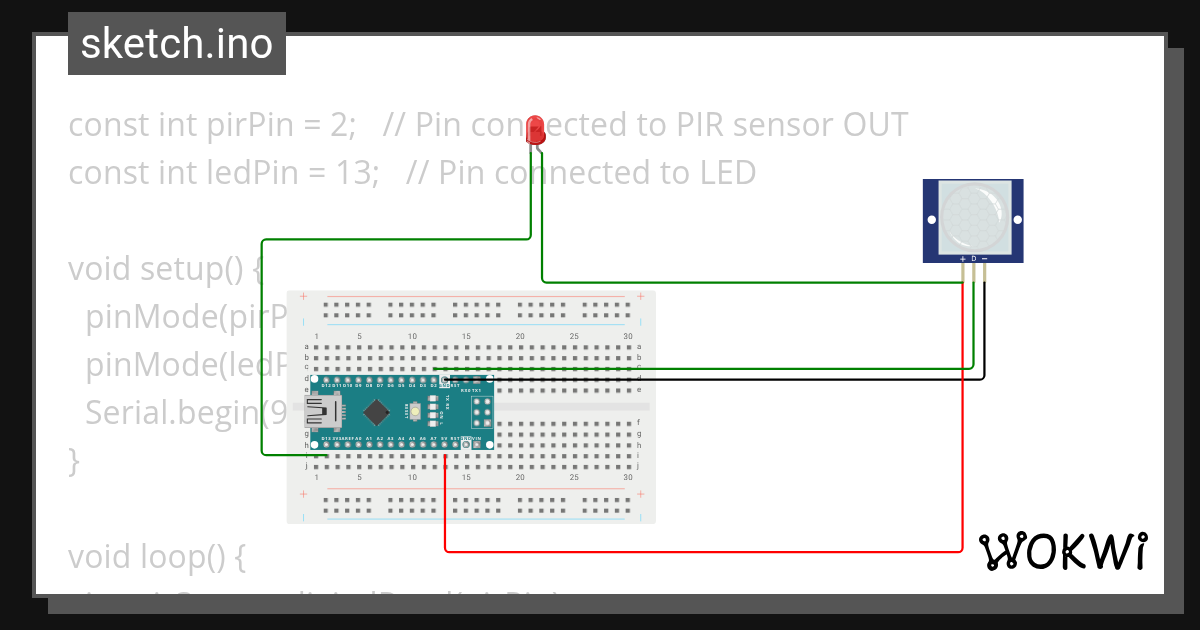 Motion Sensor Copy 3 New Copy Wokwi Esp32 Stm32 Arduino Simulator 2007
