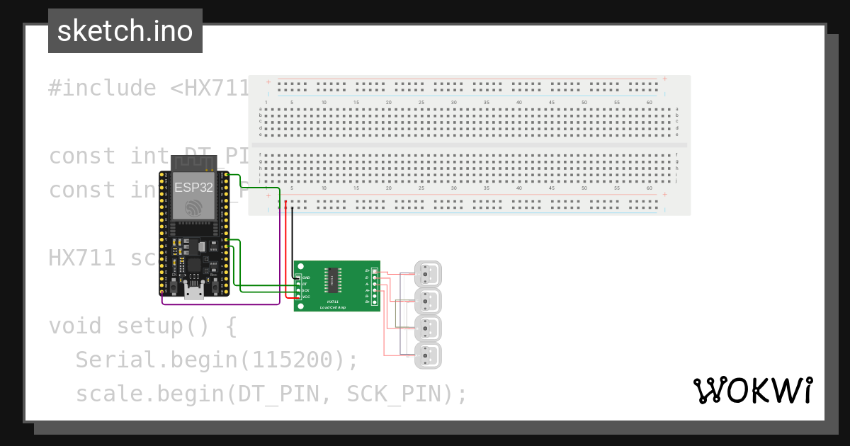 Esp32 Balança Wokwi Esp32 Stm32 Arduino Simulator