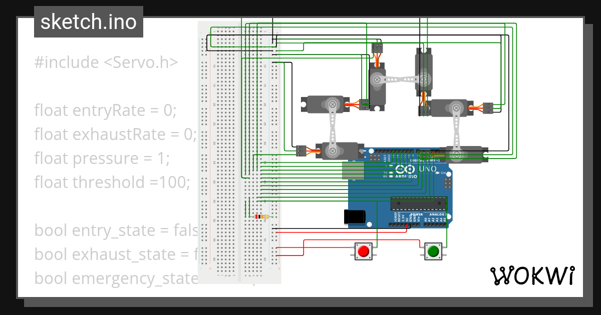 Pipe controller - Wokwi ESP32, STM32, Arduino Simulator