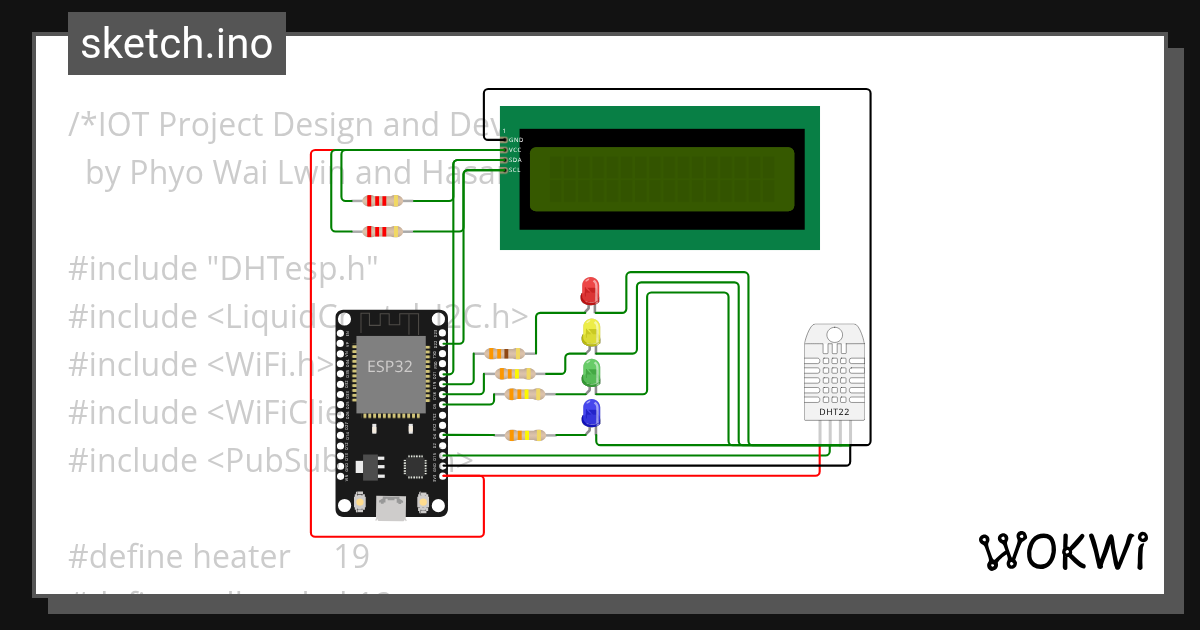 Project Design And Development Iot Wokwi Esp32 Stm32 Arduino 7493