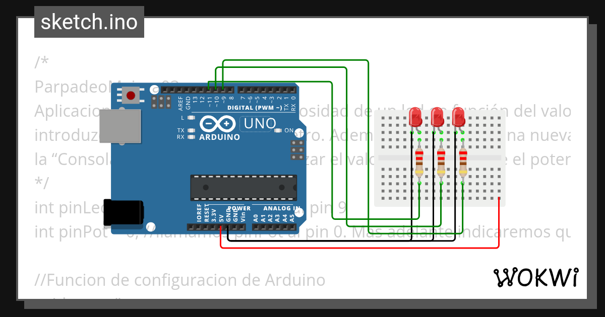 Ejercicio II - Wokwi ESP32, STM32, Arduino Simulator