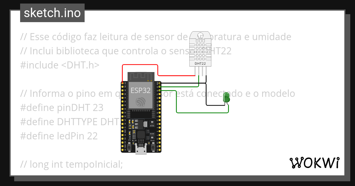 ESP32-cam+DHT22 - Wokwi ESP32, STM32, Arduino Simulator