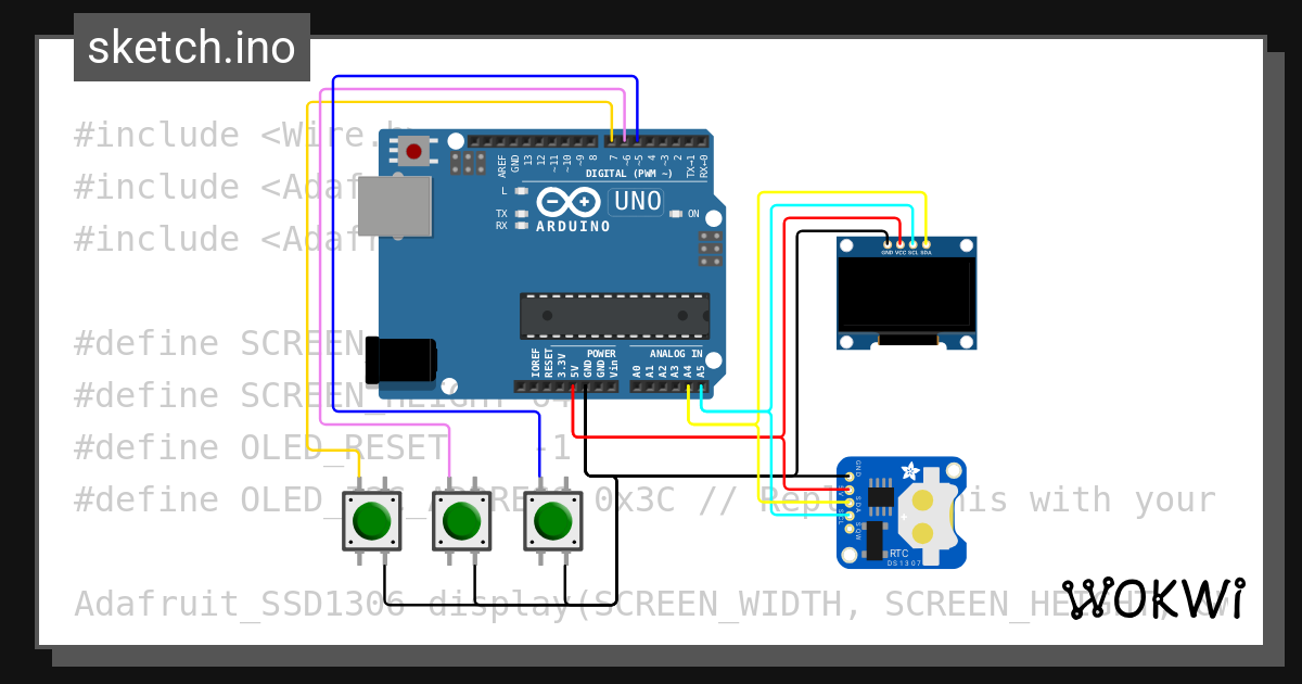 Alaram Clock Wokwi Esp32 Stm32 Arduino Simulator