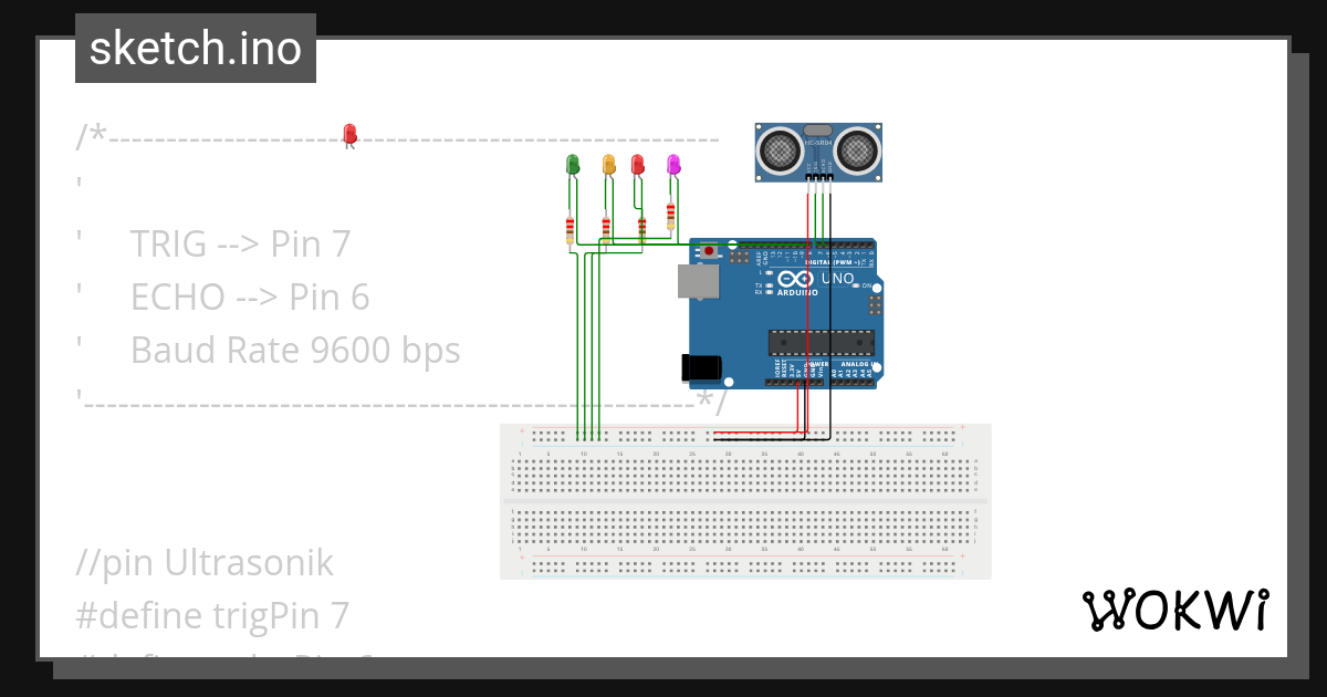 Water Level Sensor Copy Wokwi Esp32 Stm32 Arduino Simulator