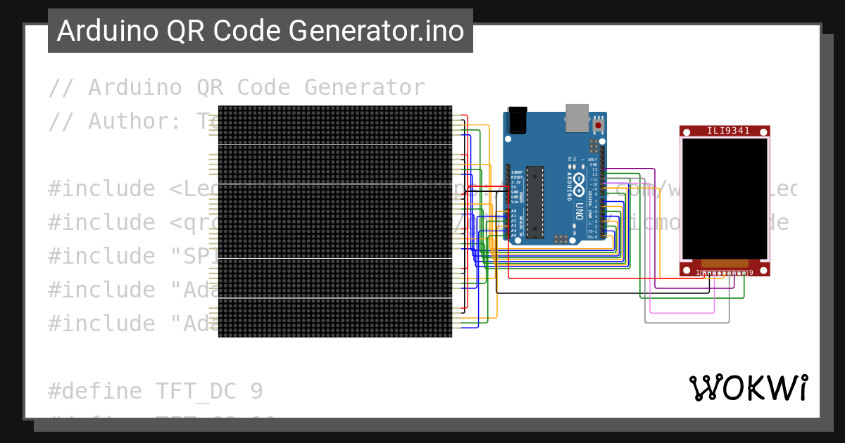 Arduino Qr Code O Copy 2 Wokwi Esp32 Stm32 Arduino Simulator