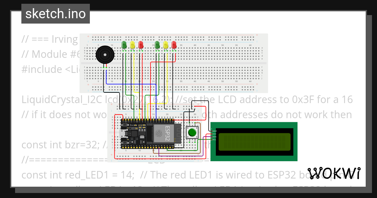 Module 6 Irving Paredes Copy (2) - Wokwi ESP32, STM32, Arduino Simulator