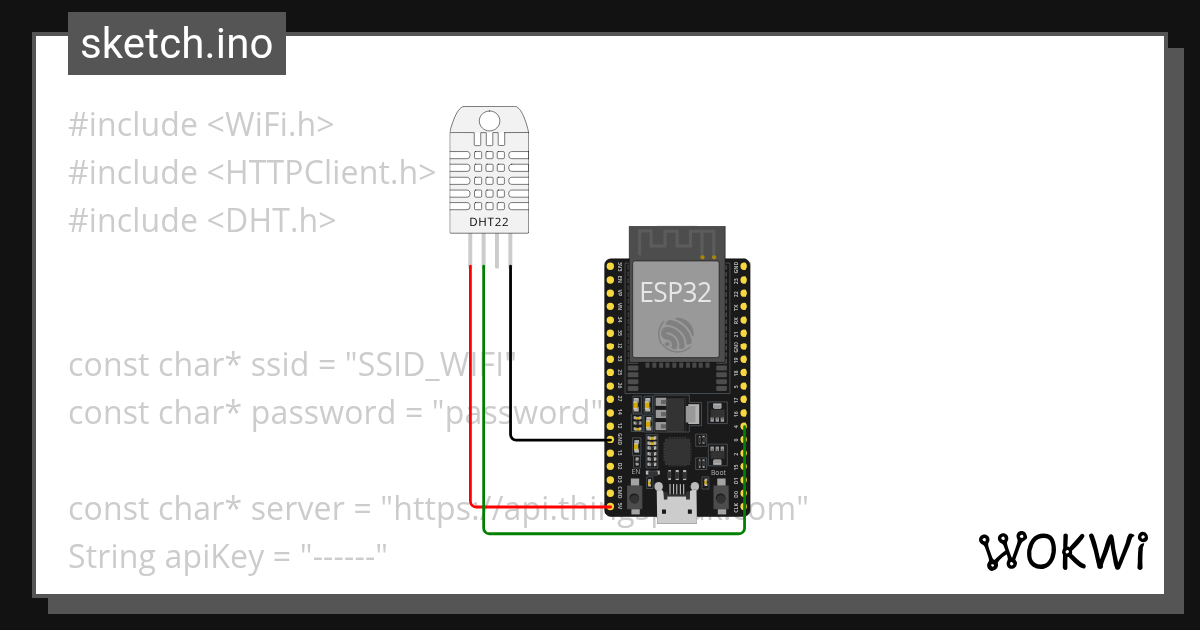 Temperature Humidity Sensor Wokwi Esp32 Stm32 Arduino Simulator 5369