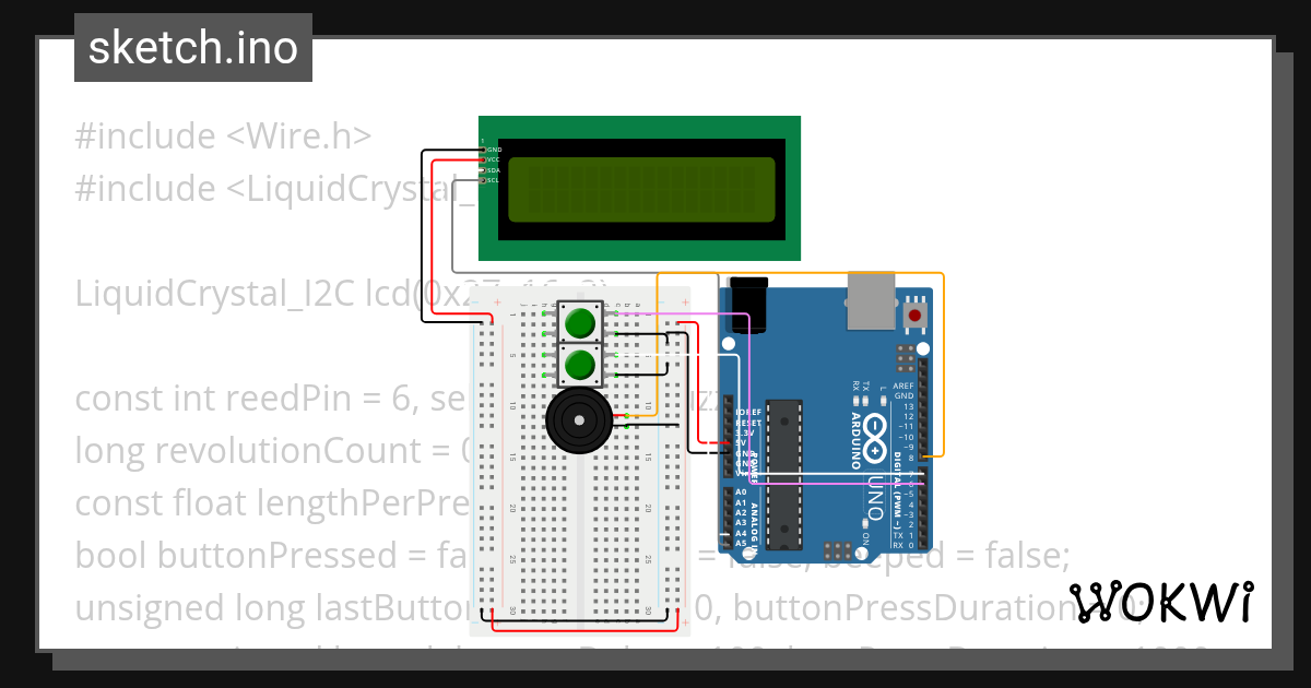Counter I2C - Wokwi ESP32, STM32, Arduino Simulator