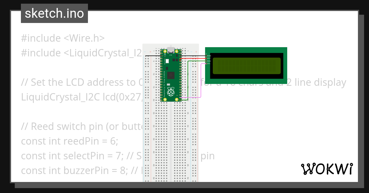Counter DUINOPICO - Wokwi ESP32, STM32, Arduino Simulator
