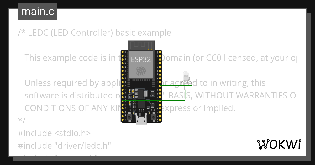 Led One Pwm Example Copy Wokwi Esp32 Stm32 Arduino Simulator 6456
