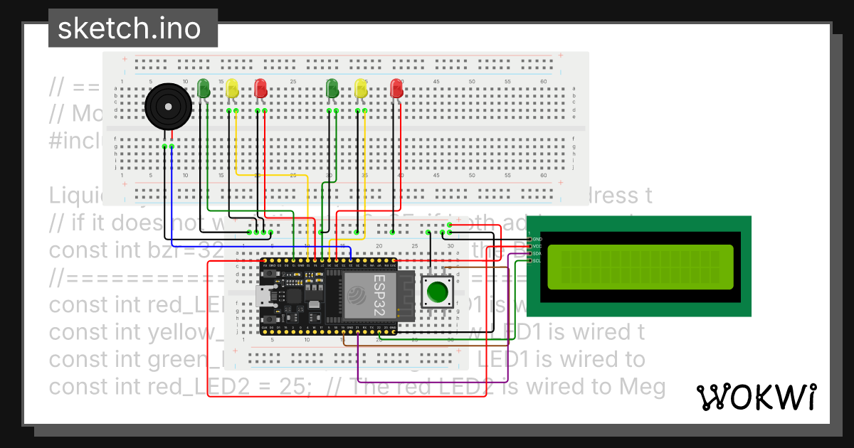 Module 6 CEIS114 - Wokwi ESP32, STM32, Arduino Simulator