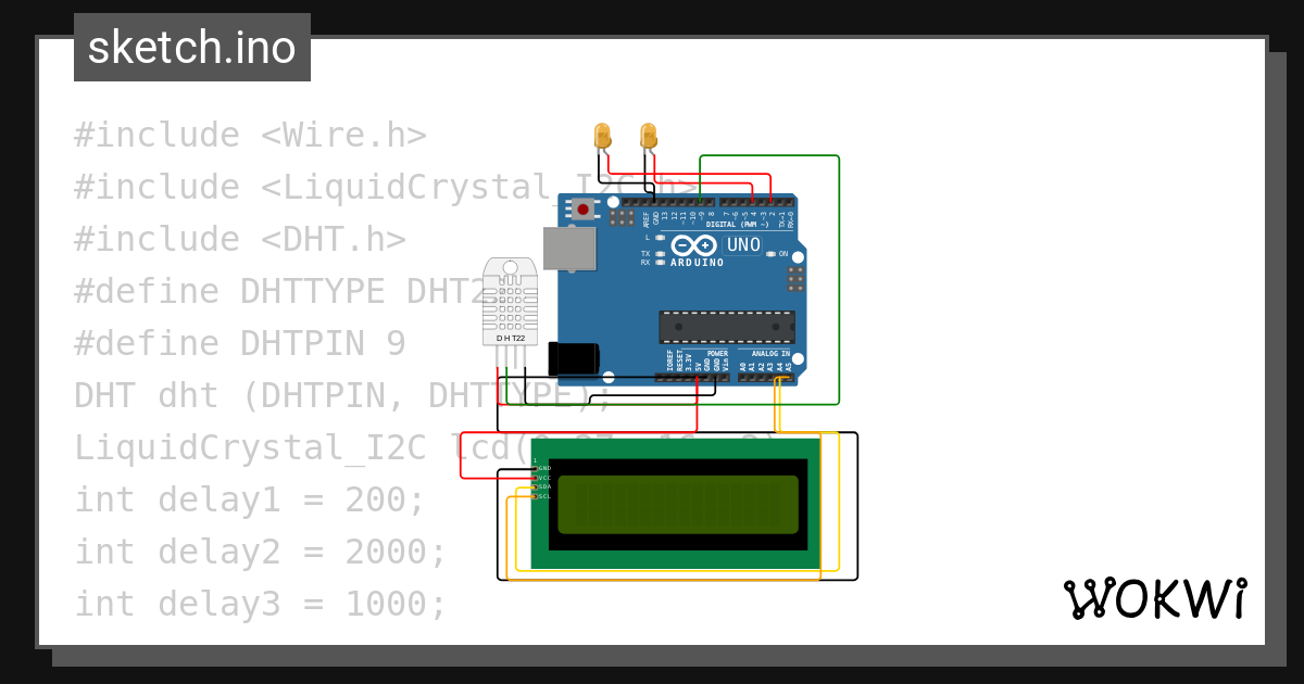 Lcd Dht11 Leds Wokwi Esp32 Stm32 Arduino Simulator 7455