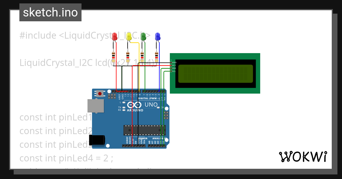 Projek A - Wokwi ESP32, STM32, Arduino Simulator