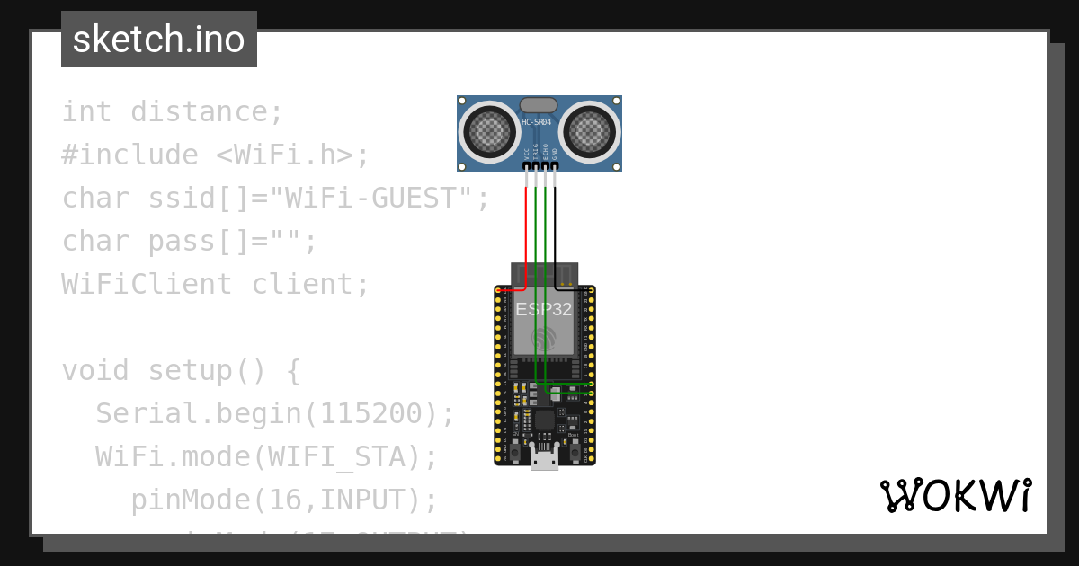 Thing Speak Ultra Sonic Wokwi Esp32 Stm32 Arduino Simulator 5899