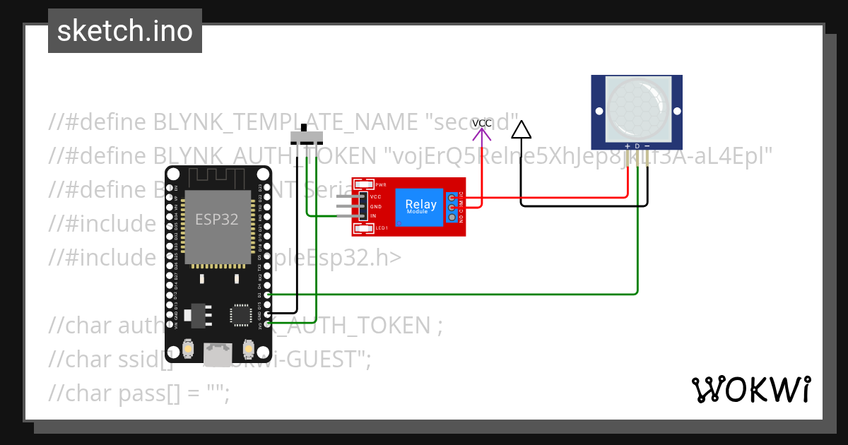 relay - Wokwi ESP32, STM32, Arduino Simulator