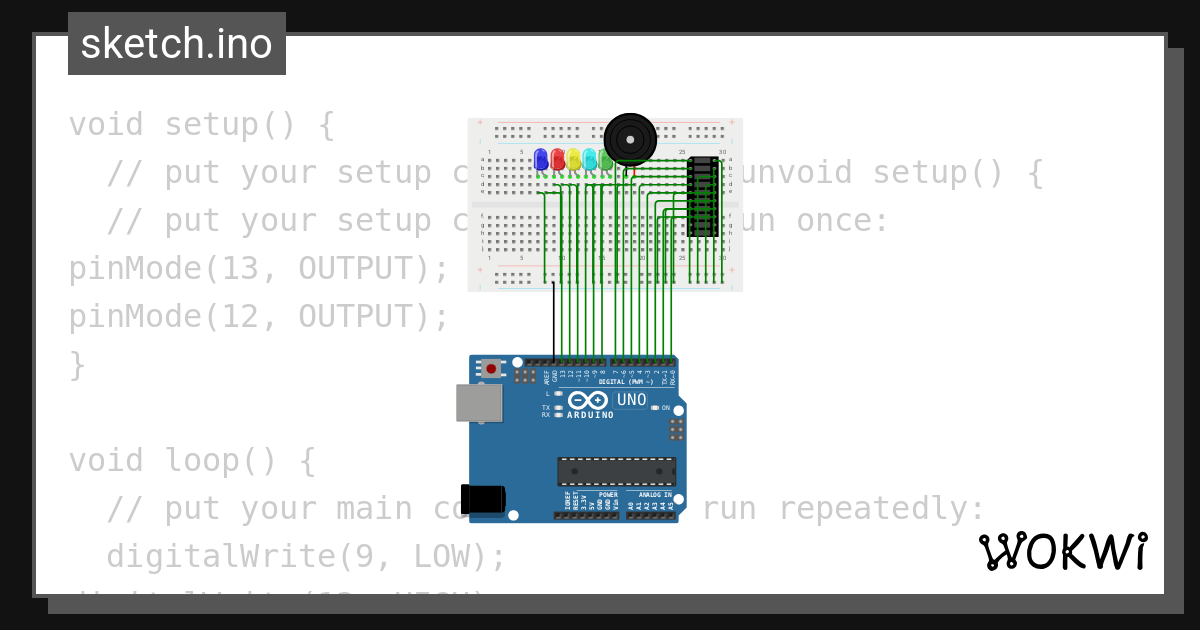 First Project Wokwi Esp32 Stm32 Arduino Simulator 7252