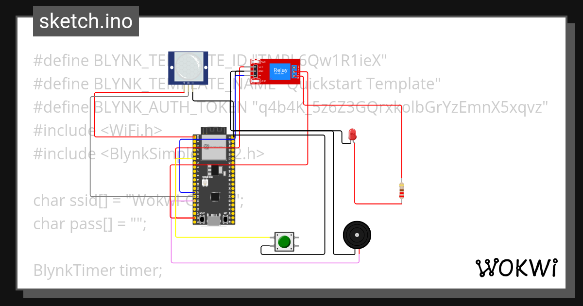 Project Lab5-B6533267 - Wokwi ESP32, STM32, Arduino Simulator