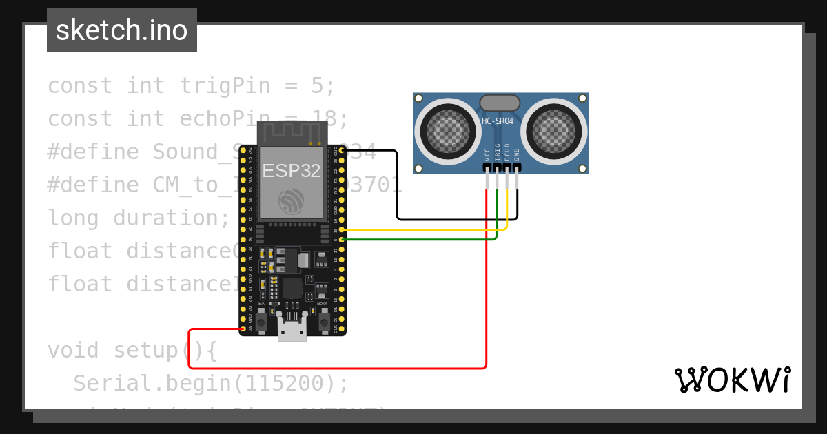 Ejemplo 1 18082024 Sensorultra Wokwi Esp32 Stm32 Arduino Simulator 4853