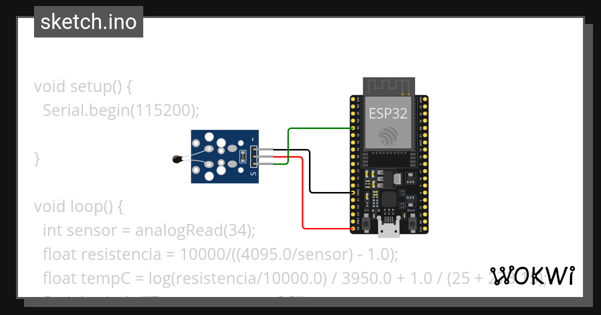 Practica 6.2 - Wokwi ESP32, STM32, Arduino Simulator