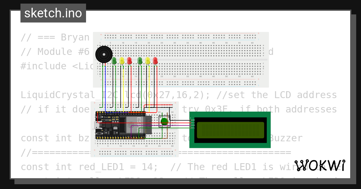 Module 6 Bryan Landis Wokwi Esp32 Stm32 Arduino Simulator 9342