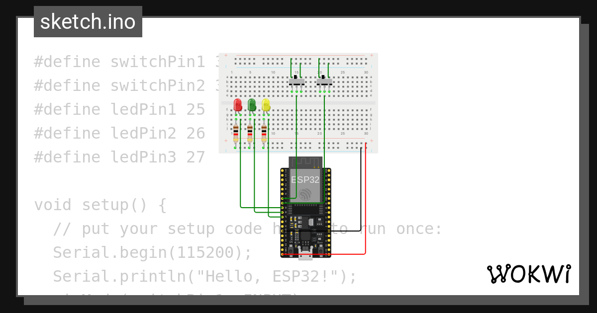 Esp32lab2 Slideswitch Wokwi Esp32 Stm32 Arduino Simulator