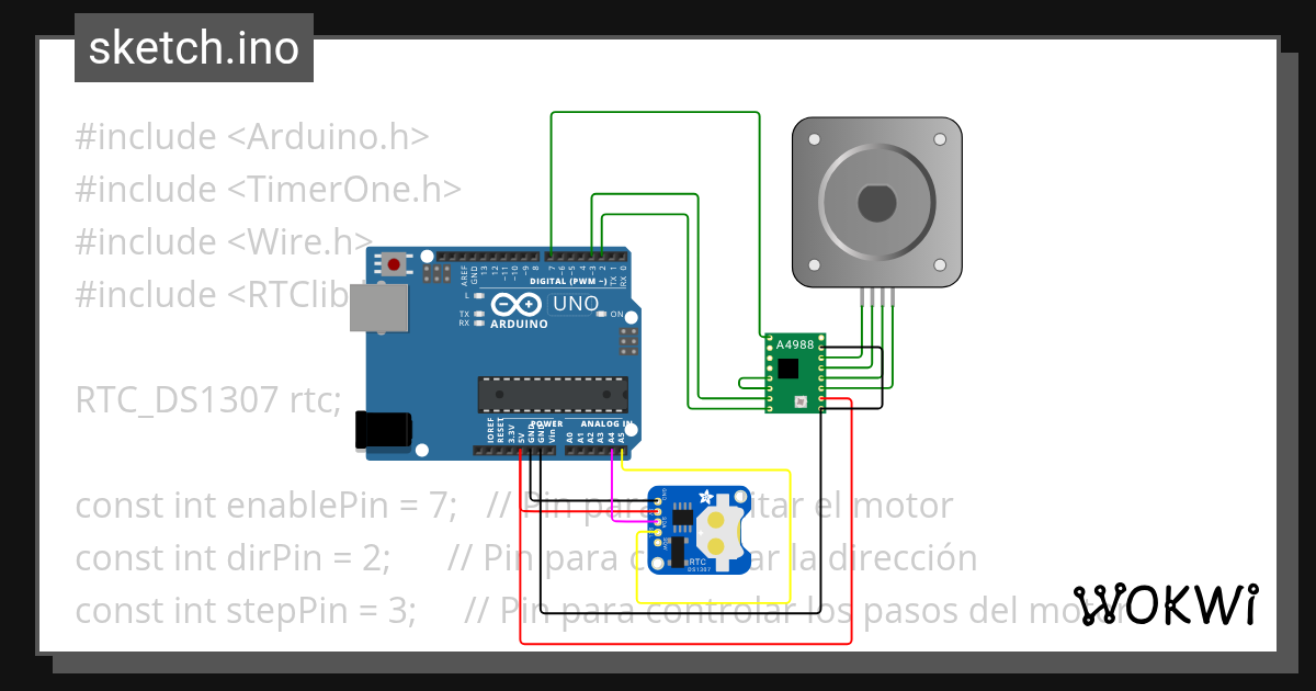 tp8_rtc_motor - Wokwi ESP32, STM32, Arduino Simulator