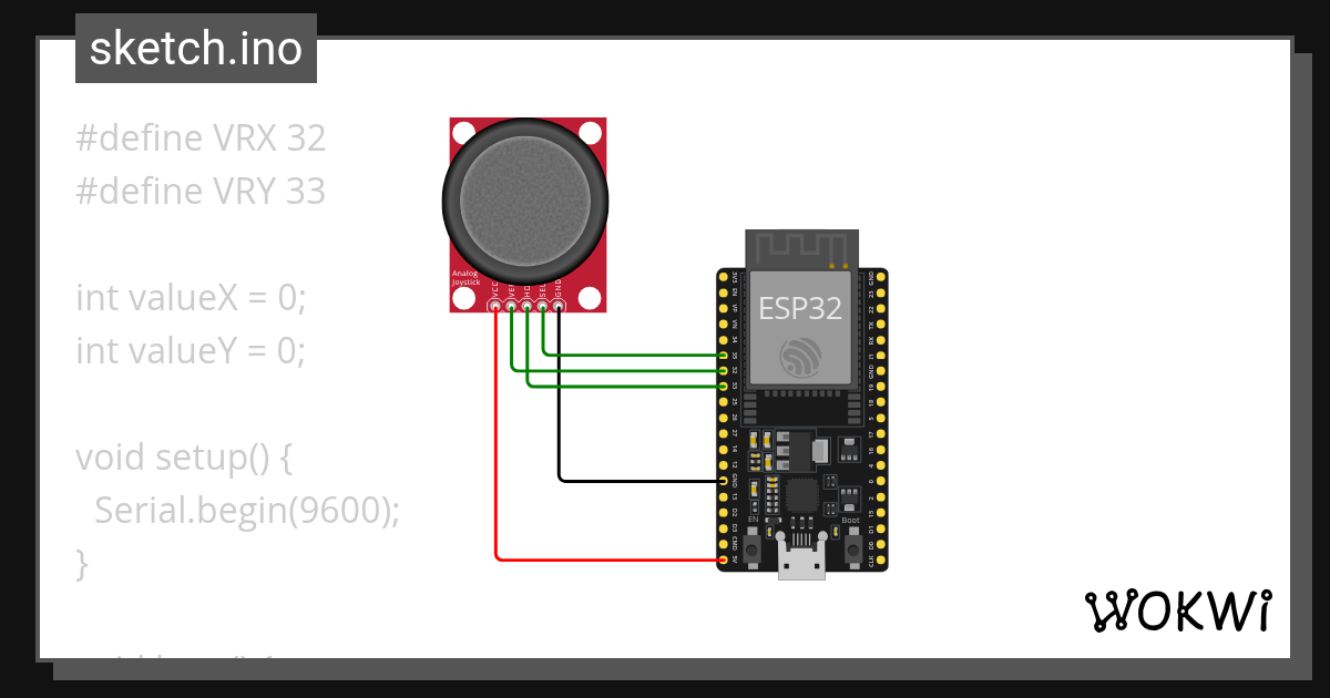 Joystick - Wokwi ESP32, STM32, Arduino Simulator Joystick - Wokwi ESP32, STM32, Arduino Simulator