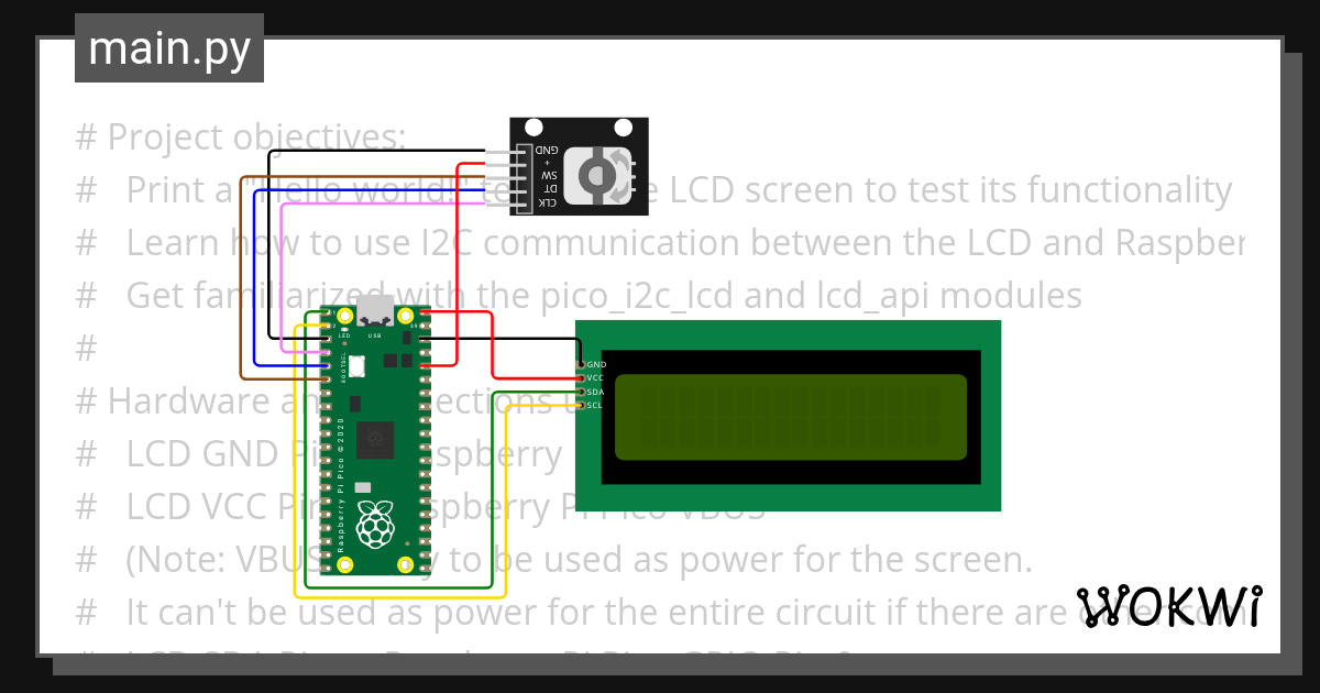 Raspberry Pi Pico Speed Controller Copy - Wokwi ESP32, STM32, Arduino Simulator