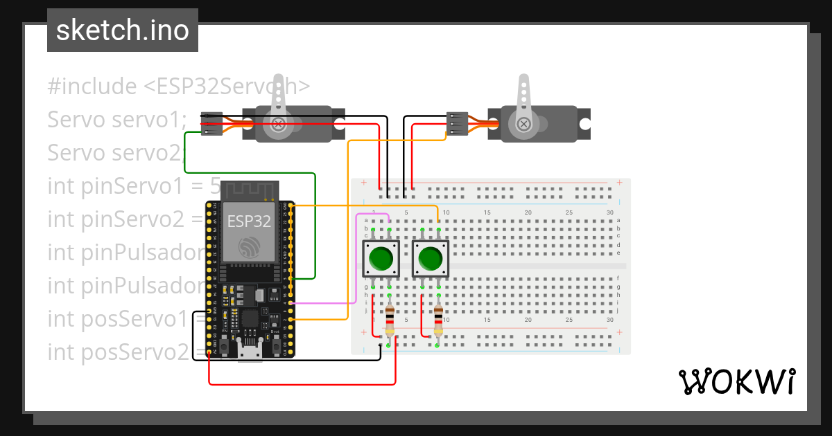 SERVO - Wokwi ESP32, STM32, Arduino Simulator
