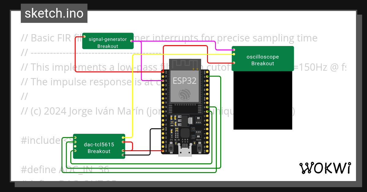 Wokwi - Online ESP32, STM32, Arduino Simulator