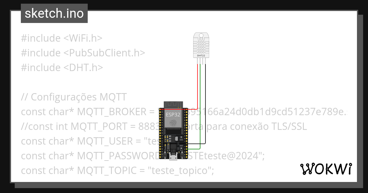 Projeto_Pos - Wokwi ESP32, STM32, Arduino Simulator