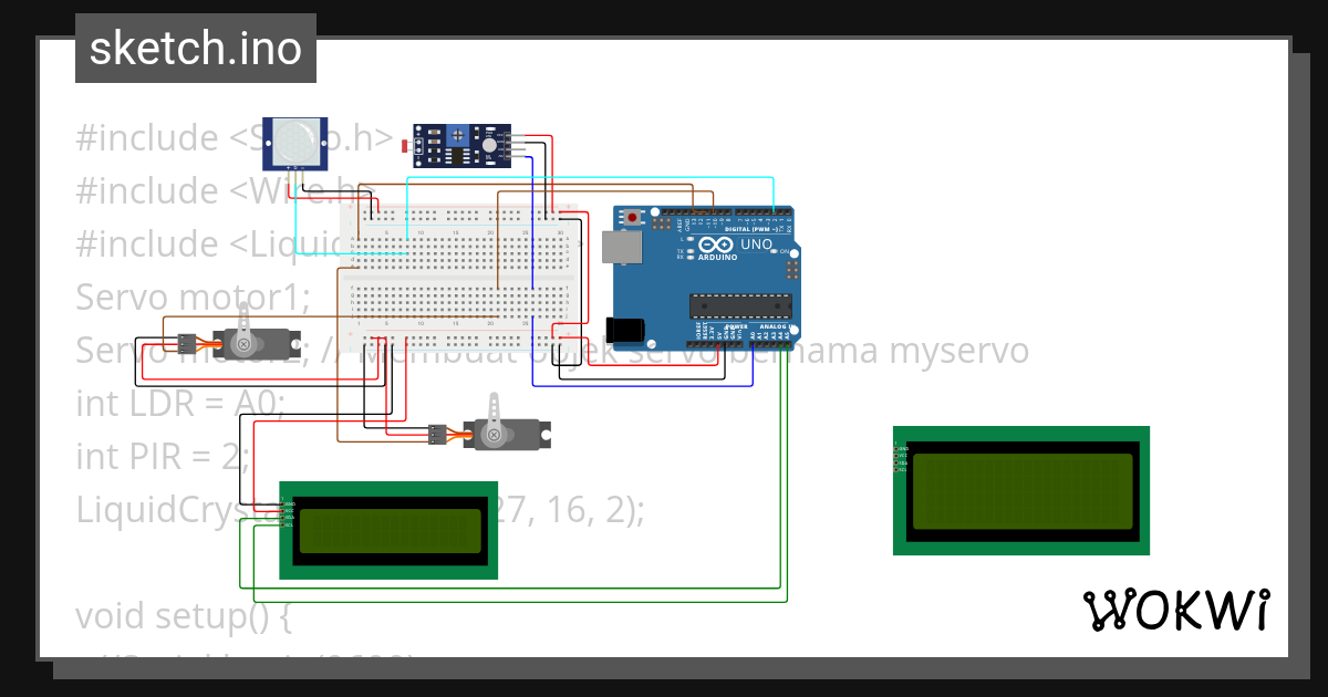 Simulasi 2 - Juniadi - Wokwi ESP32, STM32, Arduino Simulator