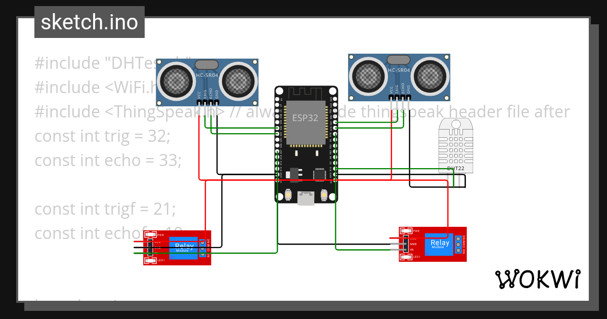 poultry farming - Wokwi ESP32, STM32, Arduino Simulator