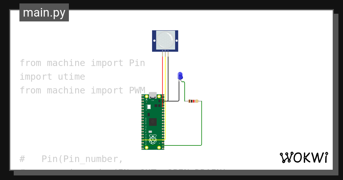 Pirmotiondetection Light Copy Wokwi Esp32 Stm32 Arduino Simulator 8135