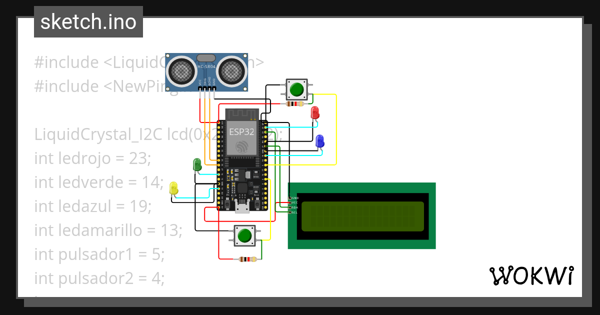 Proyecto quimestral - Wokwi ESP32, STM32, Arduino Simulator