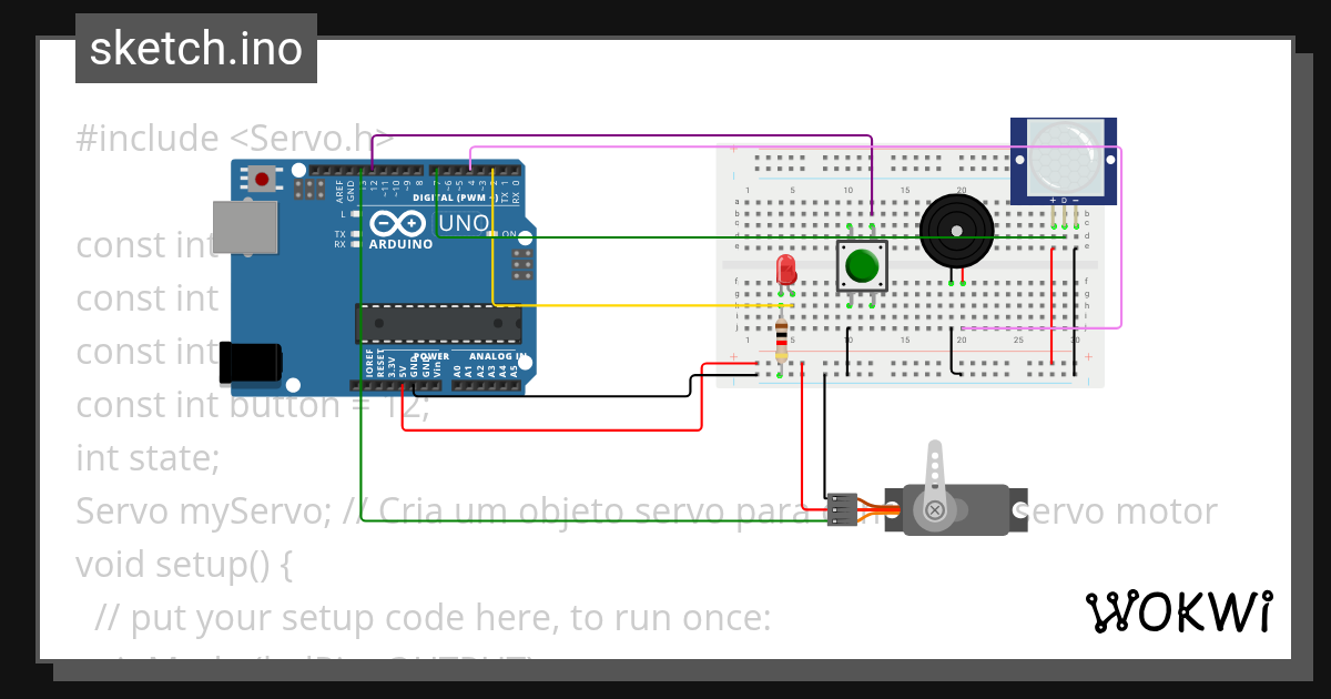 Alarme Arduino Uno Wokwi Esp32 Stm32 Arduino Simulator 