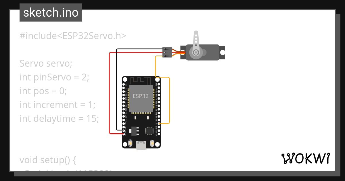 Saraservo1 Wokwi Esp32 Stm32 Arduino Simulator 
