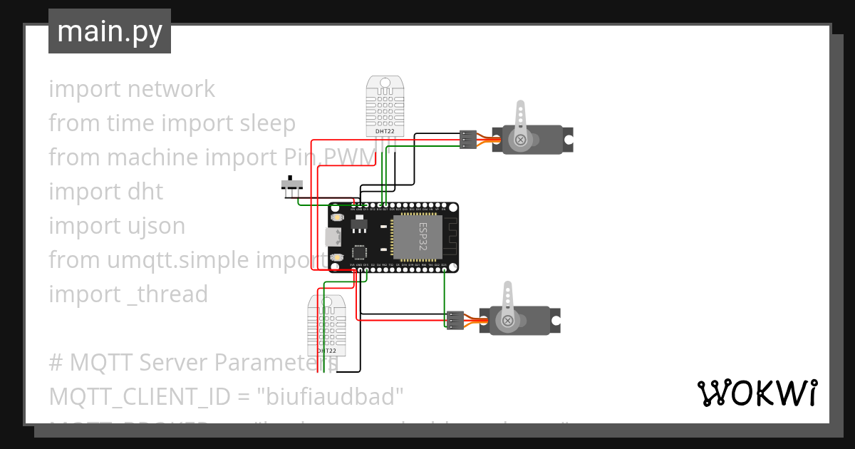 Projeto Thread 1 - Wokwi ESP32, STM32, Arduino Simulator