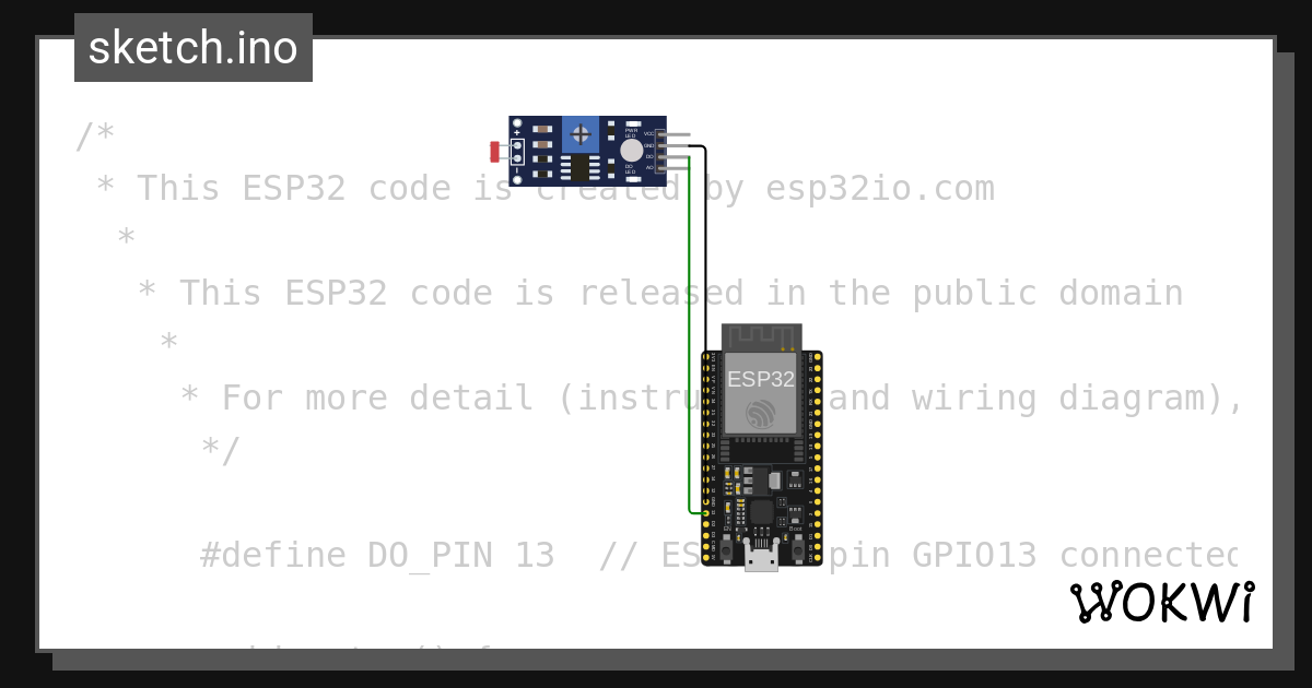 Ldr Wokwi Esp32 Stm32 Arduino Simulator 8939