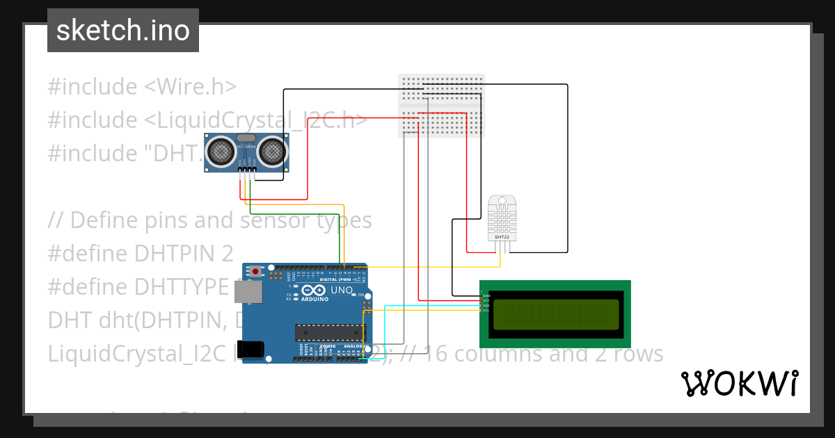 การเชื่อมต่อโมดูลเซนเซอร์วัดอุณหภูมิและความชื้นสัมพัทธ์ รุ่น DHT22 และ ...