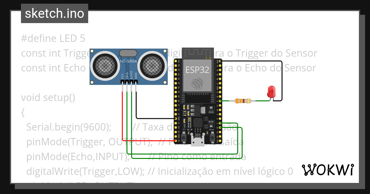 PROJETO 3ELT FILTRO DE AGUA - Wokwi ESP32, STM32, Arduino Simulator