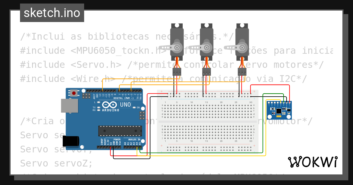 Acelerometro E Giroscopio Copy Wokwi Esp32 Stm32 Arduino Simulator 5927
