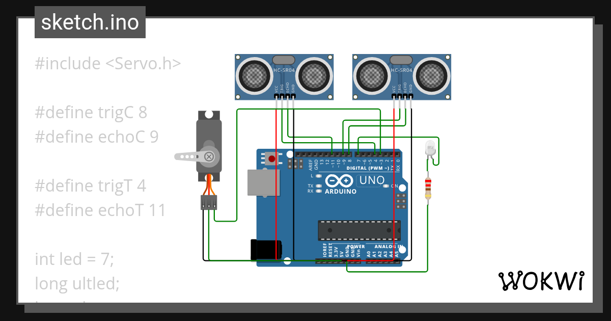 Lixeira v1 Copy - Wokwi ESP32, STM32, Arduino Simulator