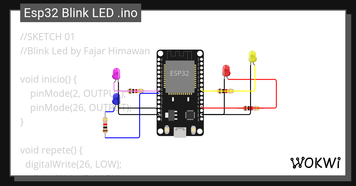 Exerciciosaula2 Wokwi Esp32 Stm32 Arduino Simulator 