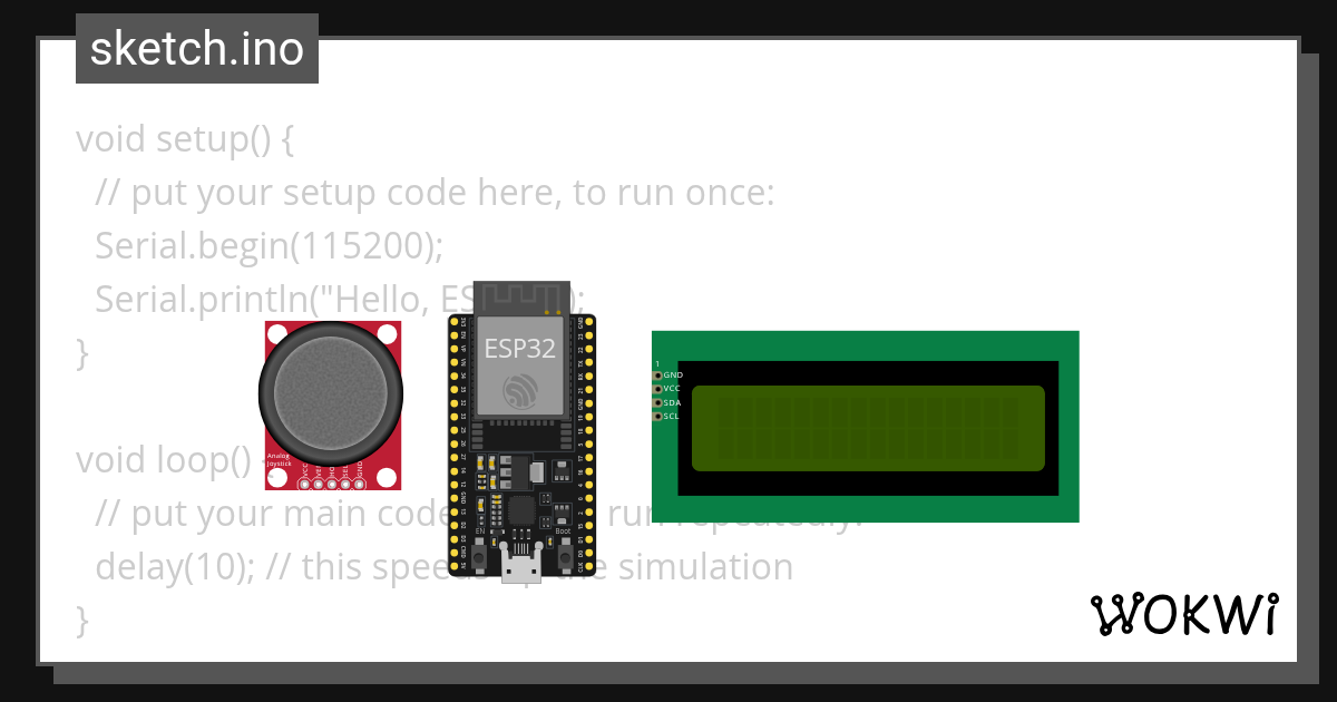 Juego - Wokwi ESP32, STM32, Arduino Simulator