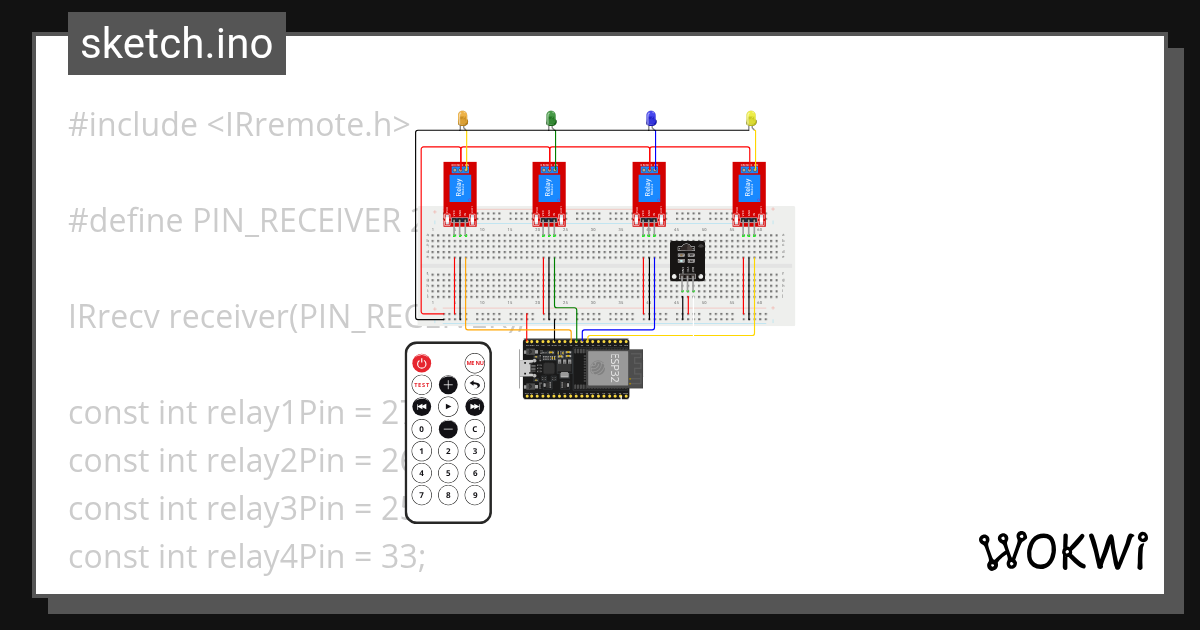 relay thing - Wokwi ESP32, STM32, Arduino Simulator