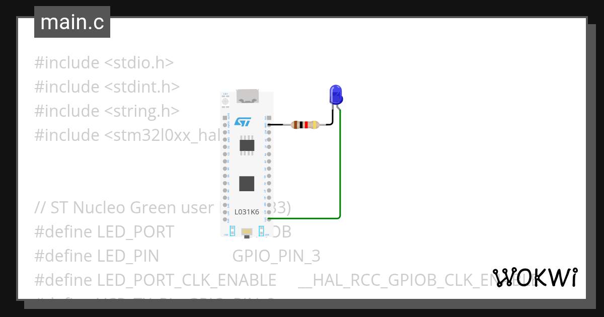 STM32 .Light Copy - Wokwi ESP32, STM32, Arduino Simulator