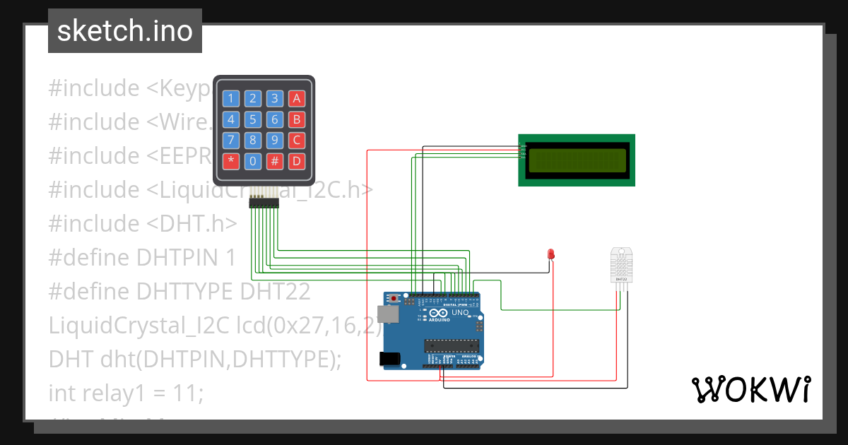 keypad1 - Wokwi ESP32, STM32, Arduino Simulator